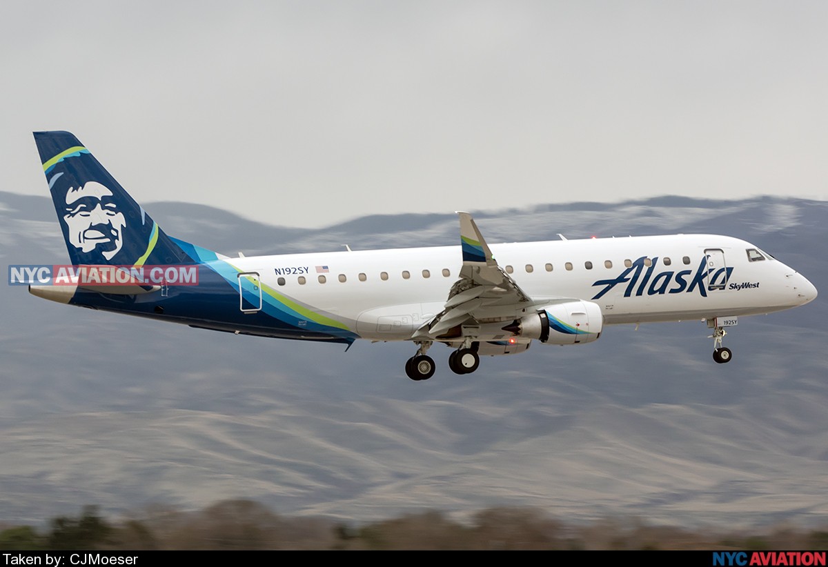 NYCAviation: Alaska Airlines/SkyWest Airlines Embraer E170 / 75 [N192SY ...